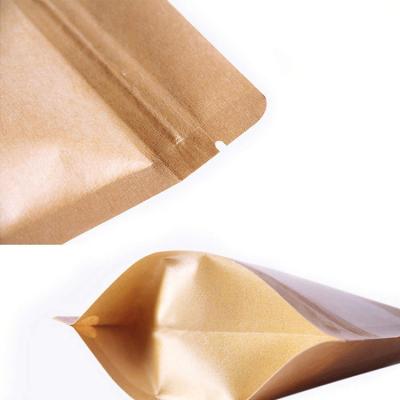 Cina Comodo sacchetto di carta kraft marrone con cerniera per facile movimentazione e stoccaggio in vendita