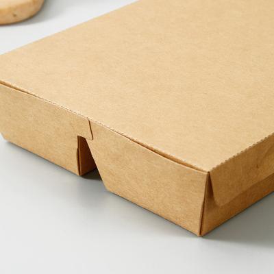 China Personalised Snack Wrap Kraft Paper Fast Food Packaging Boxes Disposable 5 S for sale