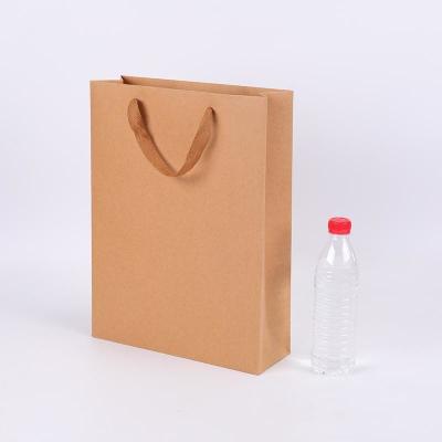 Cina Gravnre Stampa Sacchetto di carta kraft riciclabile per prodotti per la casa Commercio alimentare in vendita