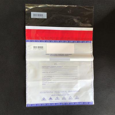 Cina ISO9001 Certificato Borsa di plastica per corriere di sicurezza in contanti per borsa di deposito in banca con valvola in vendita