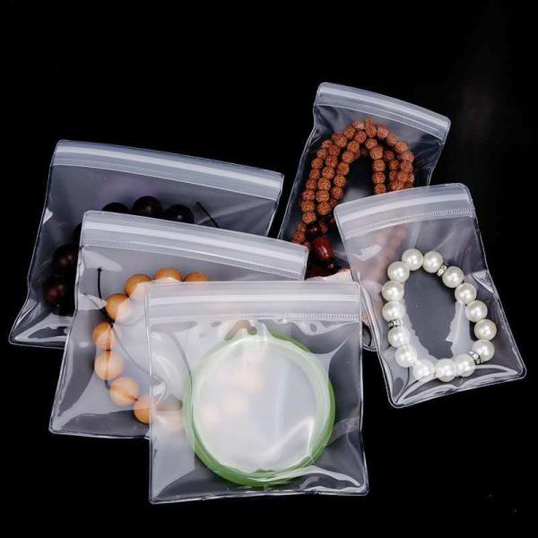 Quality Customized Logo Biodegradable Plastic Zipper Bag for Jewelry Packaging and for sale