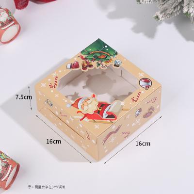 China Pastelería personalizada galletas de postres cajas de pasteles con ventana en venta