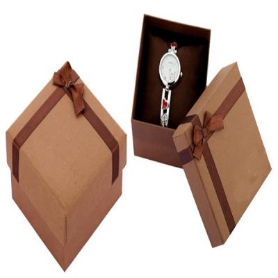 China upmarket exquisite new style single paper watch gift box for sale