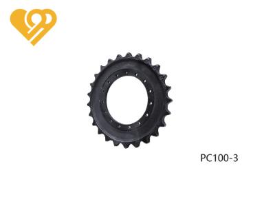 중국 튼튼한 궤도 드라이브 스프로킷 PC100-3 KOMATSU 굴착기 예비 부품 판매용