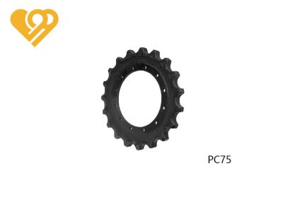 China O preto alto PC75 KOMATSU da roda dentada da movimentação Chain do dever segue a roda dentada de aço for sale