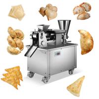 China Automatic Samosa Folding Machine 220v 1.5kw Large Meat Stuffing Maker for sale