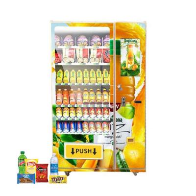 Cina Centro commerciale bevande fredde personalizzato colori di pittura adesivo vending machine con schermo in vendita