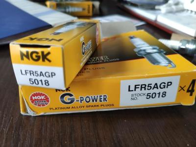 China NGK 5018 LFR5AGP G-Power platinum resistor spark Plug for sale