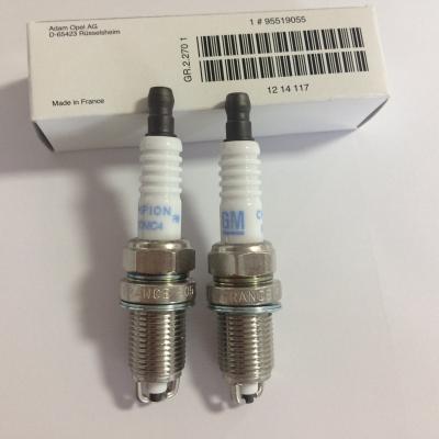 China OPEL GM Car Spark Plugs 95519055 With 2 Electrodes OEM 1214117 for sale