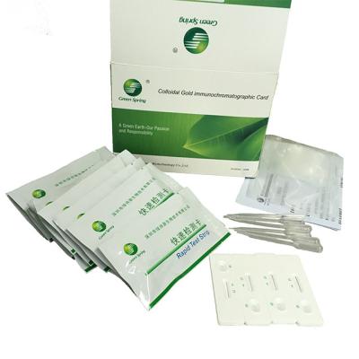 China LSY-20022 Trichinella spiralis antibody rapid test card trichinella lateral flow test kit 40tests per kit for sale