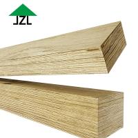 Quality JZL LVL Lumber for Roof Construction Wooden Birch Poplar LVL Timber Laminated for sale