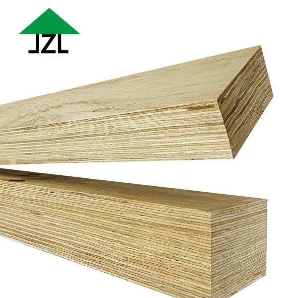 Quality JZL LVL Lumber for Roof Construction Wooden Birch Poplar LVL Timber Laminated Veneer Lumber Veneer Board Beam Pine for sale