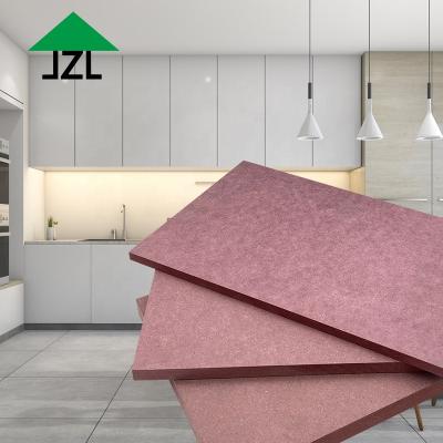 China JZL Raw Plain MDF Board / Medium Density Fiberboard / Fire Resistant and Moisture Proof MDF for sale