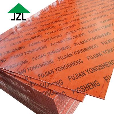 China Mold and Worm Resistant Bamboo Plywood 1220*2440mm Red 25-30 Times Use Red Film Faced Plywood for Construction for sale