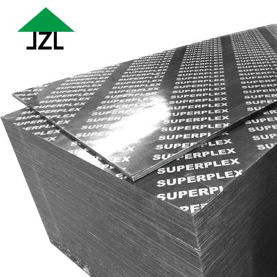 China 1220x2440mm 18mm Black Film Faced Plywood Poplar Core Birch Veneer E2 Marine Construction Formwork Phenolic Board 9mm 1 Year for sale