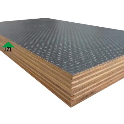 China 18 mm Poplar Plywood Birch Veneer Black Face/Back E0 Standard Formaldehyde Emission Film Wood for Outdoor Construction 1 Year for sale