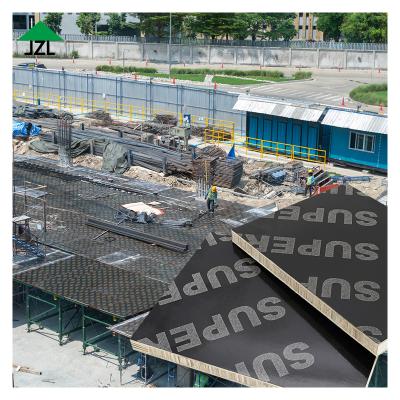China Anti-Deformation Vertical Laminated Core Plywood Reusable Concrete Forming Panel for sale