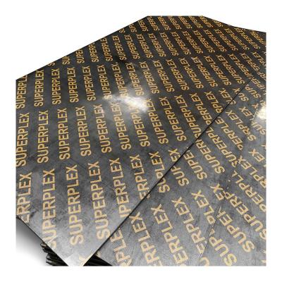 China Waterproof Construction  Film Faced Plywood With Poplar Melamine Poplar Veneer Plywood Used for Furniture for sale