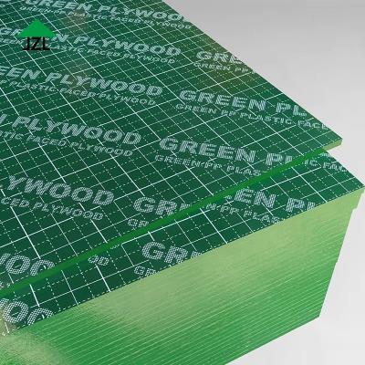 China 18mm Modern Waterproof Formwork Green Pine Core PVC Phenolic Board Shuttering Film Faced Plywood Eco-Friendly Hotel Use E1 for sale