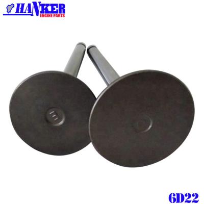 Cina Valvola di scarico della valvola di aspirazione di Mitsubishi 6D22 6D24 ME051063 ME051064 per SK400 in vendita