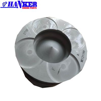 중국 시장이 ME121199를 분해한 후에 6D40를 위한 핀을 가진 Mitsubishi 72mm 디젤 엔진 피스톤 판매용