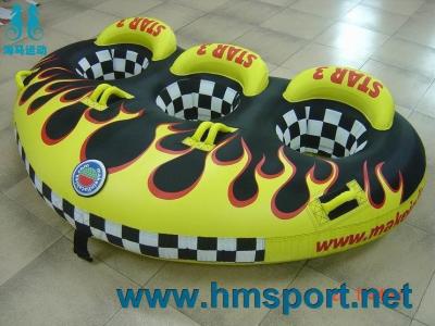 China HMSPORT new ski tube to sell. Heavy Gauge PVC Bladders and a Rugged Double Stitched Nylon Cover for sale