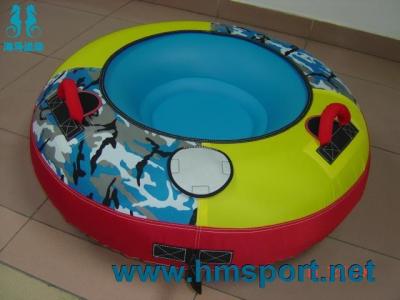 China HM Sports Products Co., Limited snow tube river tubing river floating rubber tubing ski tubing hard bottom for sale