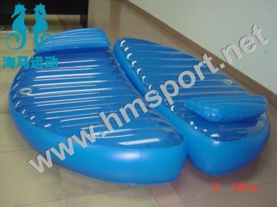 China HM Sports Products Co., Limited inflatable lounge ,water sport, Inflatable towable family tent, tubing trampoline,water for sale