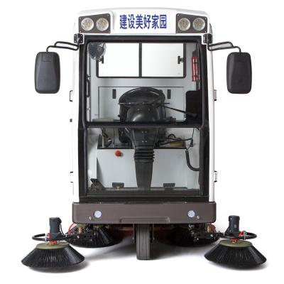 China commercial electric road cleaner/auto-dumping vehicle for sale