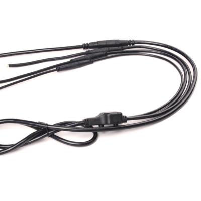 China Custom 2/3/4/5/6 Pin Waterproof Connector IP65 Male To Female LED Light Connector For Outdoor for sale