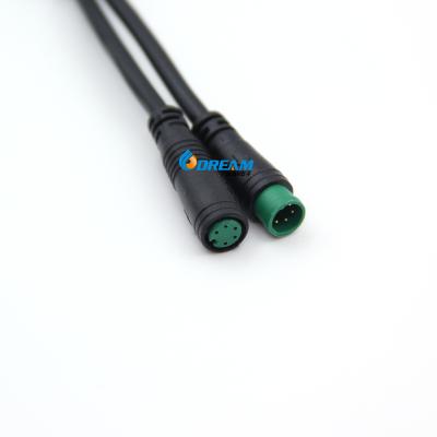 China MINI Electric Scooters Bike 2 3 4 5 6 Pin M6 M7 M8 IP65 Wire Waterproof Connectors for sale
