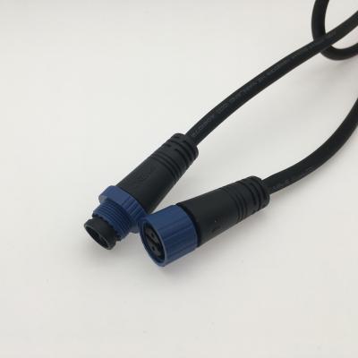 China Gold-plated Brass 4pin Waterproof Cable Connector for Standard Plug LED Street Light for sale