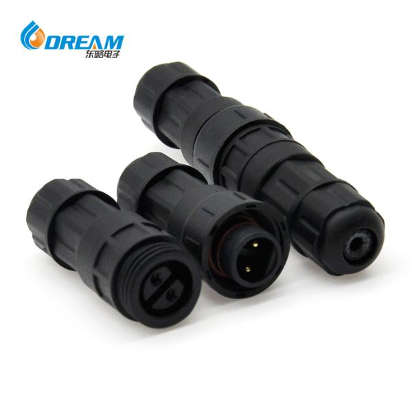 Quality IP68 Waterproof Connector Screw Male Female Circular 2 3 4 Pin M16 Cable LED for sale