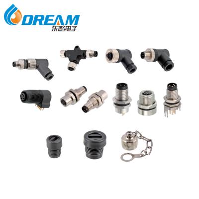 China Conector circular industrial da série M12 Conectores impermeáveis do tipo M12 à venda