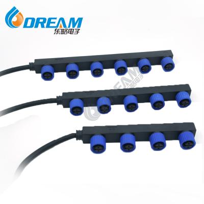 China M15 Waterproof Connector Cable 30cm 3x0.75 for LED Floodlight for sale