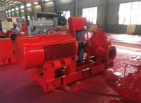 China Double Suction Split Case Fire Fighting Water Pump 3000-5000 GPM 90-120m for sale