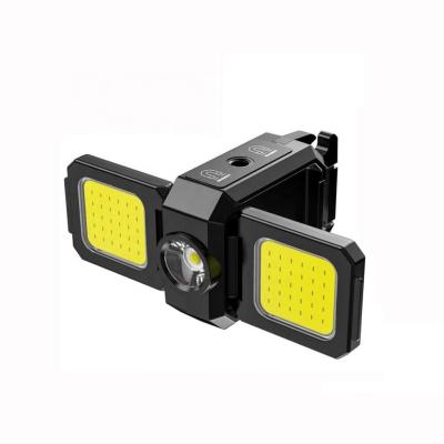 China Multifunctional Three-headed Keychain Lamp Portable Cob Mini Camping Lamp Type-c Working Lamp Outdoor Flashlight for sale