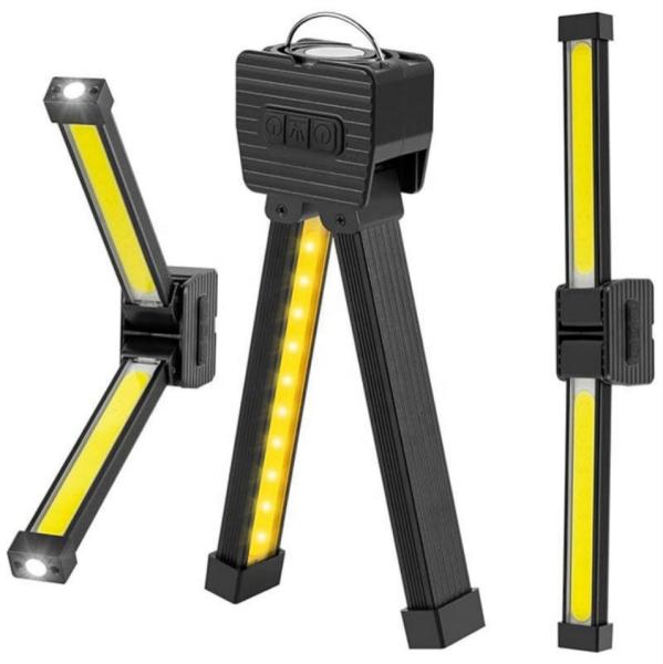 Quality USB Rechargeable Magnetic 7th Gear Dimming Gym Lamp for Posing Handheld COB Work Light With 180 Degree Folding for sale