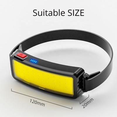 China Cross-border Headlamp Strong Light Charging COB Wide Light Area Head Wear Repair Work Lamp Outdoor Led Lighting Lamp Wholesale for sale