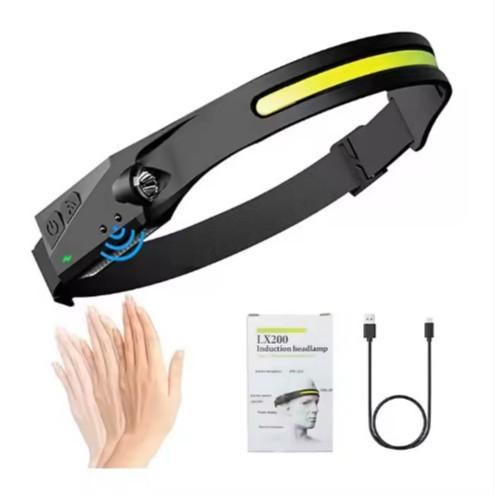 Quality Factory Direct Sale Outdoor Lighting Tools Rechargeable Led Sensor Headlight Large Diffuse Lighting Silicone Material Headlamp for sale