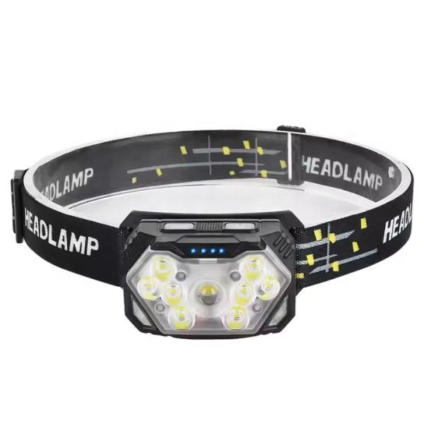 Quality Manufacturer Wholesales New Induction Headlights With Strong Light LED for Outdoor Cycling, Flood Warning Running Headlights for sale