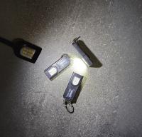China Source Supplier Mini Flashlight Outdoor Charging Windproof Lighter Multi-source Keychain Light for sale