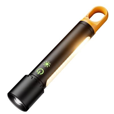 China Rechargeable Flashlight Camping Flashlight Custom-made Powerful Long Distance Flashlights Super Bright Torch Customization for sale