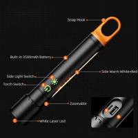 China Rechargeable Flashlight Camping Flashlight Custom-made Powerful Long Distance Flashlights Super Bright Torch Customization for sale