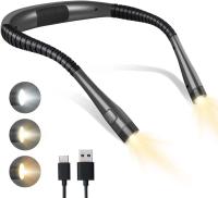 Quality New Model Led Neck Lamp White and Yellow Dual Light Type-C Charging Outdoor for sale