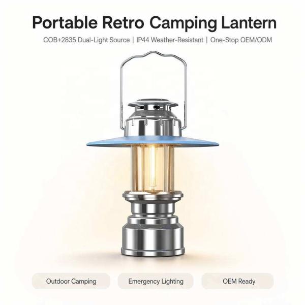 Quality Outdoor Camping Lighting Atmosphere Lamp New Portable Retro Horse Lamp Tent Lamp Charging Lighting Reading Lamp for sale
