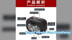 Ultimate Hands Free LED Rechargeable Sensor Headlamp