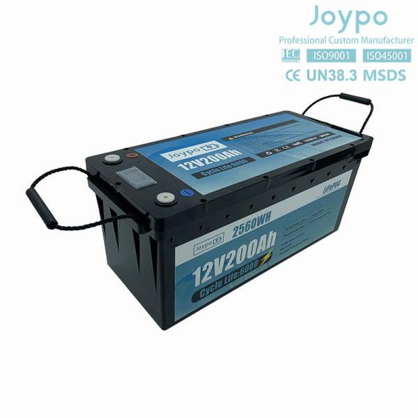 Quality 12V 200Ah RV Lithium Battery Deep Cycle LiFePO4 RV Camper Battery for sale