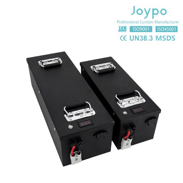 Quality 4000 Cycles 48 Volt Lithium Ion Golf Cart Battery Pack 150Ah For Electric Club Car for sale