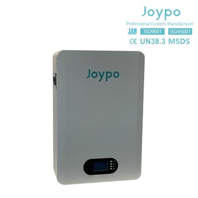 China Bateria recarregável Joypo montada na parede 5KWH 10KWH LiFePO4 para armazenamento de energia solar for sale